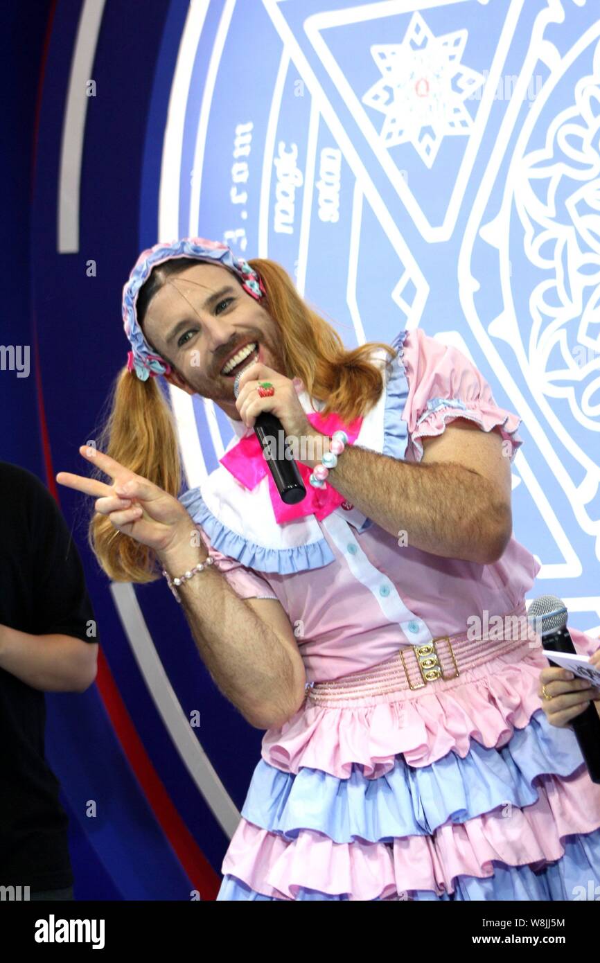 Australian cosplayer Richard Magarey, better known by his stage name ...