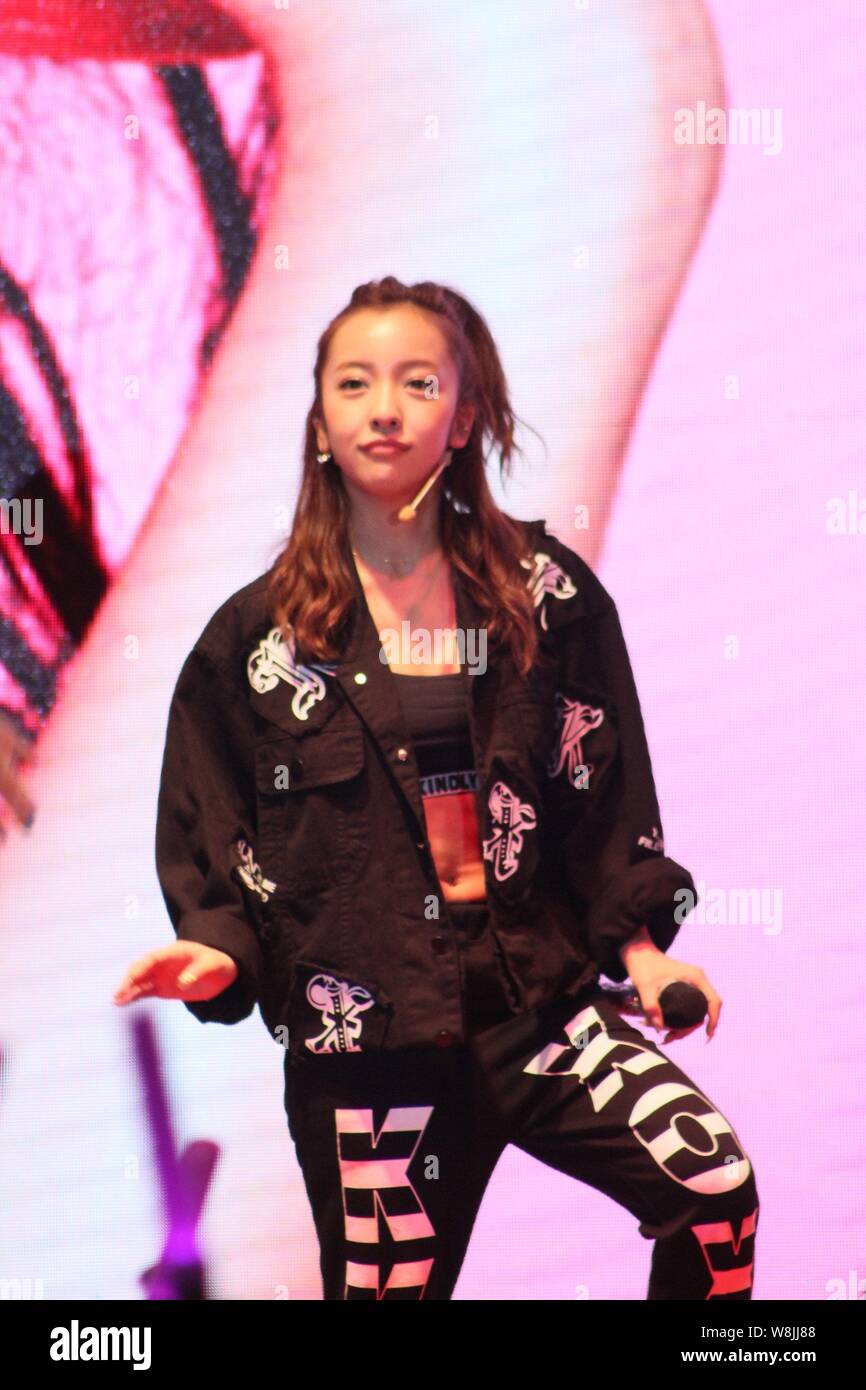 Japanese actress and singer Itano Tomomi poses during the 11th China ...
