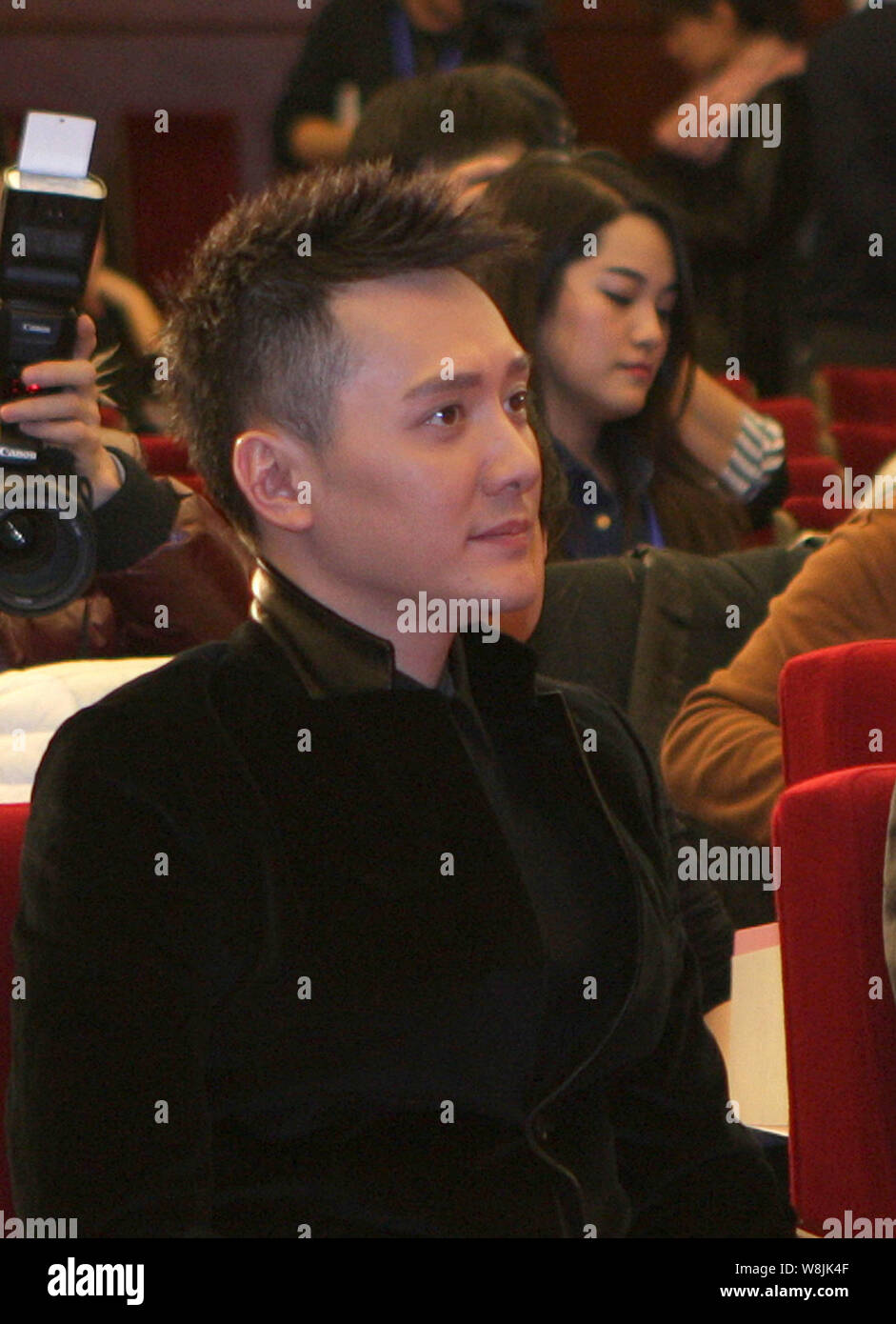 Chinese actor Feng Shaofeng attends a press conference for his new ...