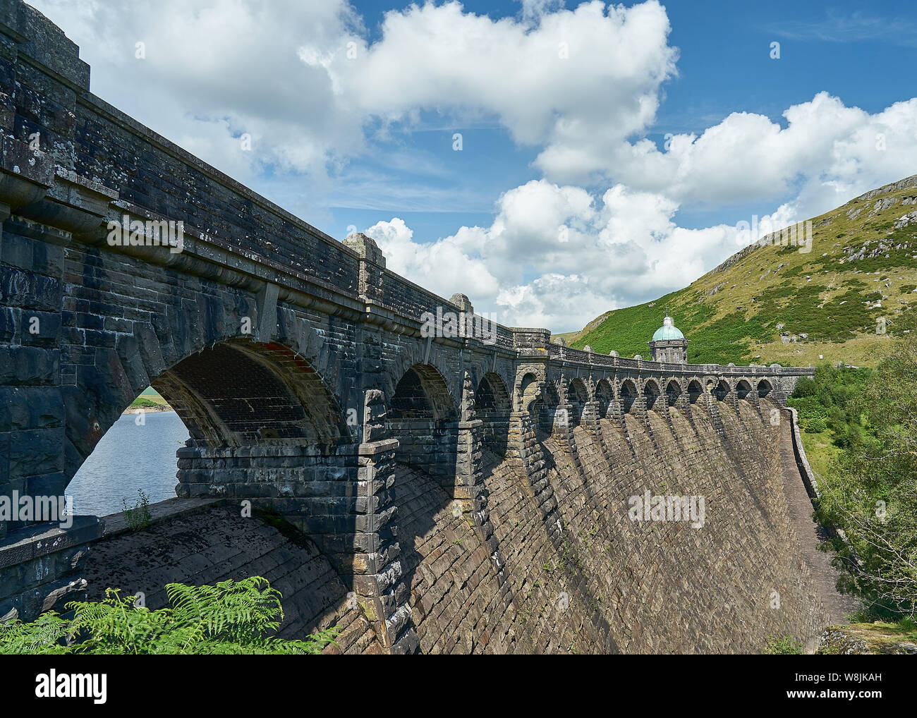 Elan Valley, Rhayader Craig Goch reservoir in Wales Stock Photo - Alamy