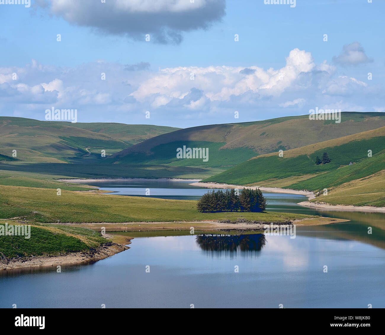 Elan Valley, Rhayader Craig Goch reservoir in Wales Stock Photo - Alamy