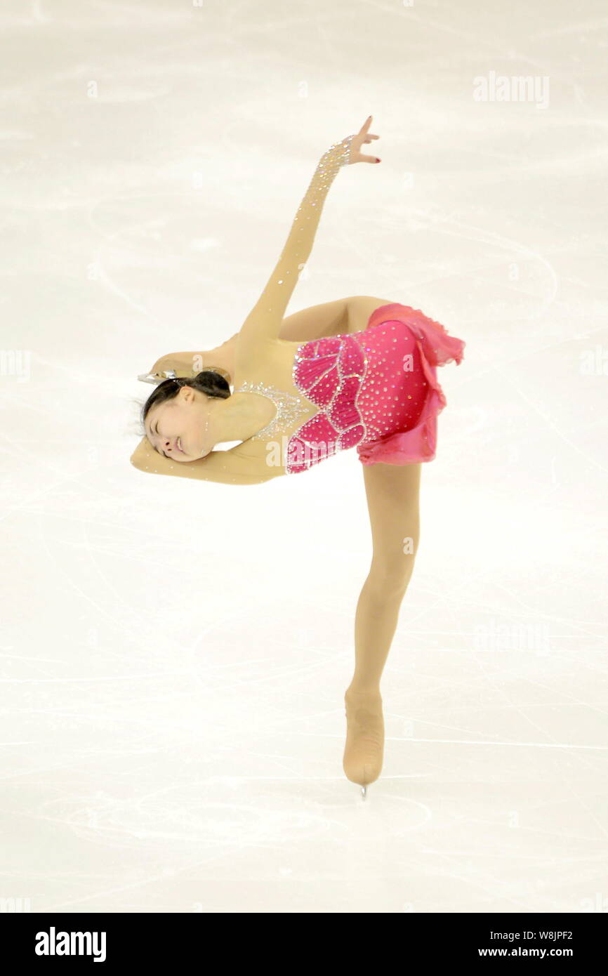 Li Zijun of China performs during the Ladies short program of the ISU ...