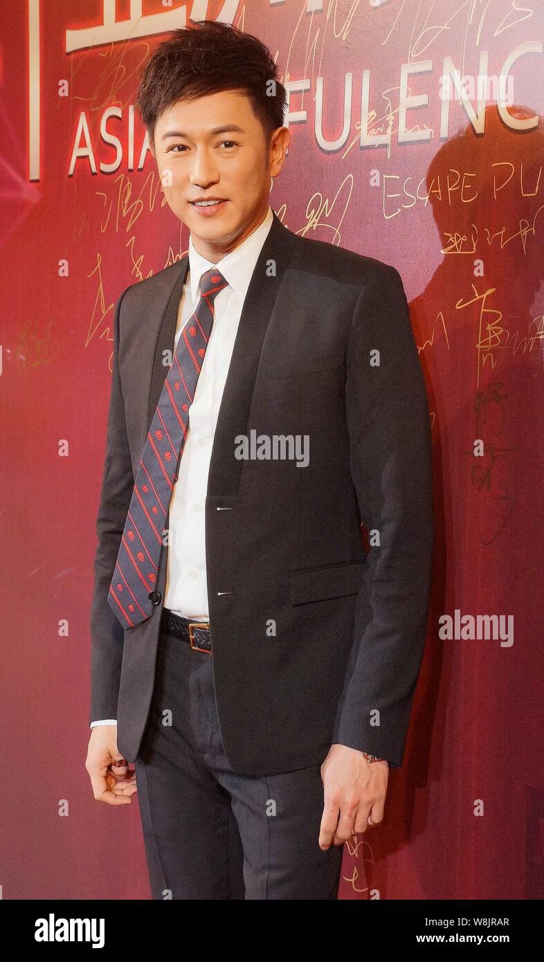 Hong Kong actor Sammul Chan poses on the red carpet for the Asian ...