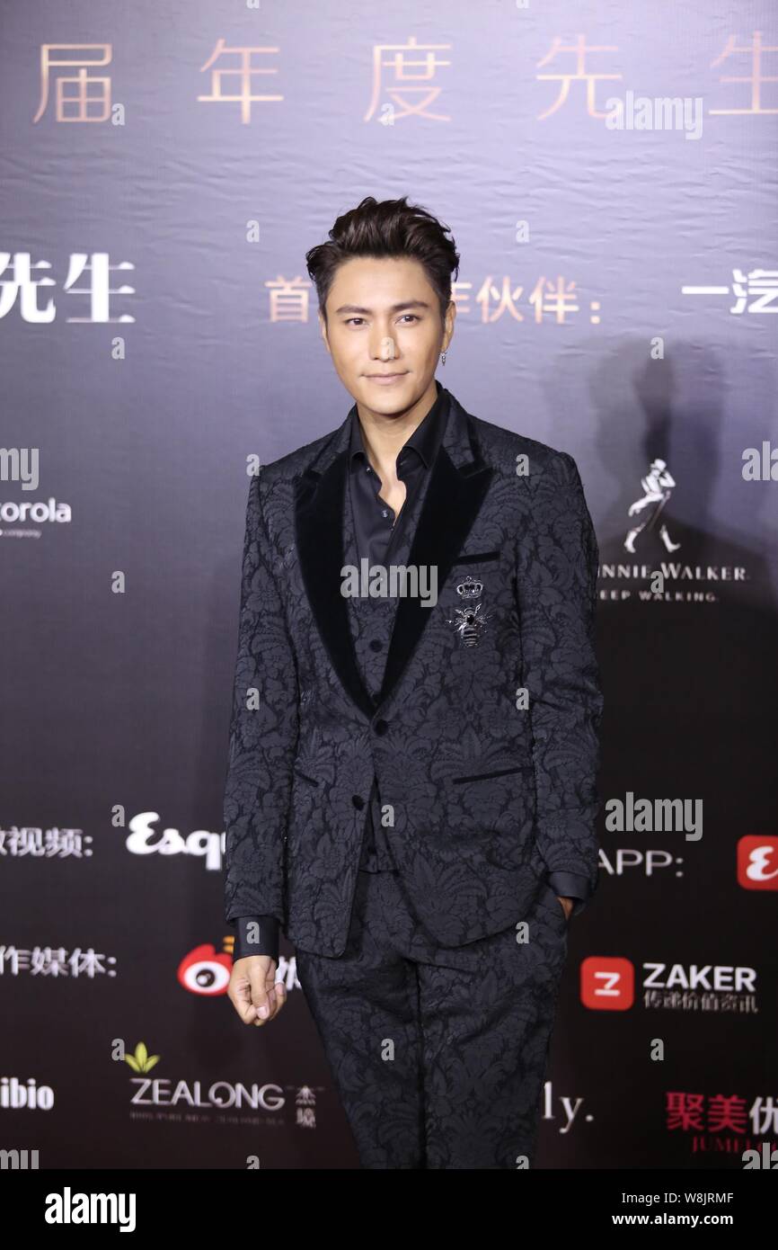 Chinese actor Chen Kun arrives on the red carpet for the Esquire Man at ...