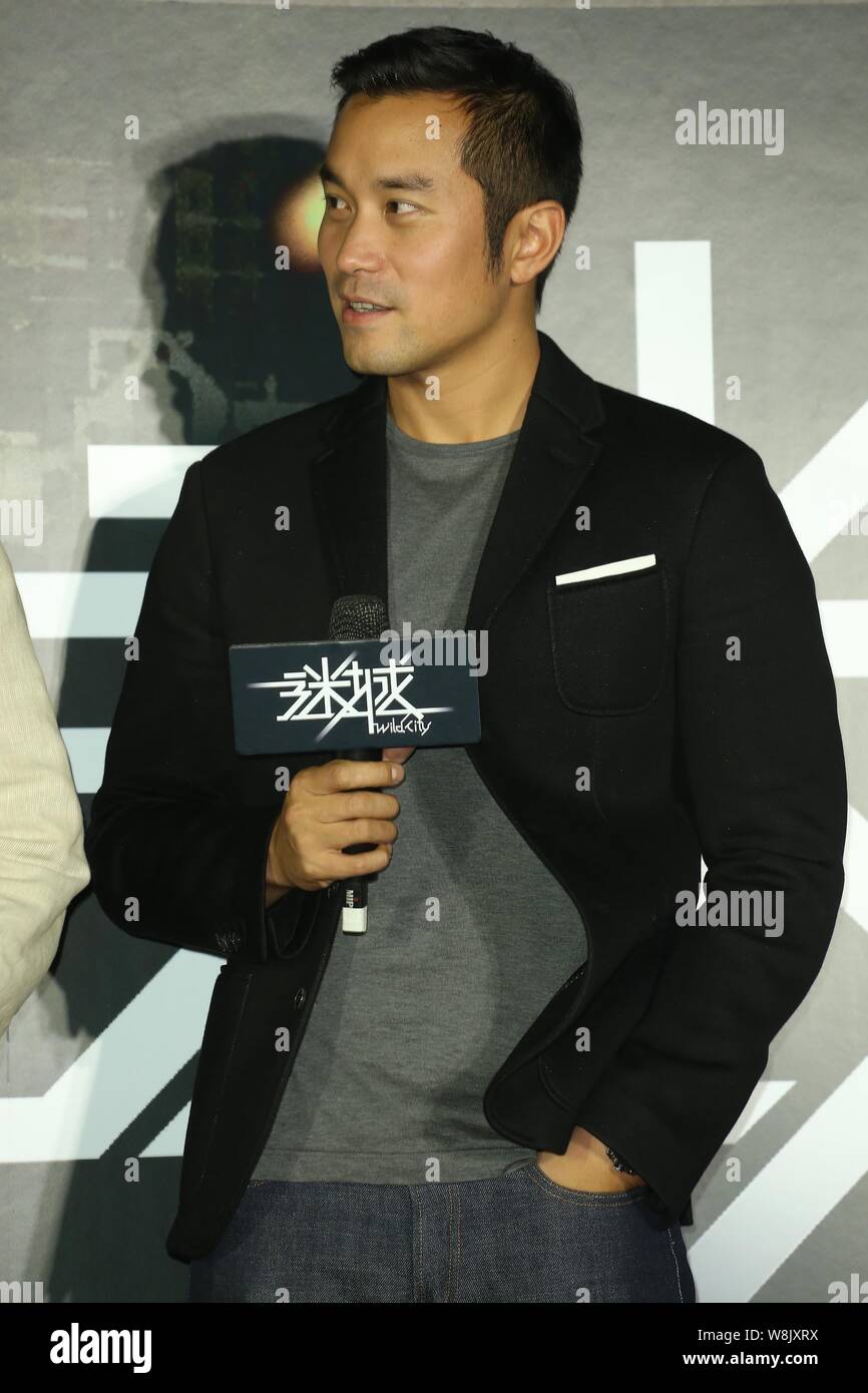 Taiwanese actor Joseph Chang attends the premiere for his movie "Wild ...