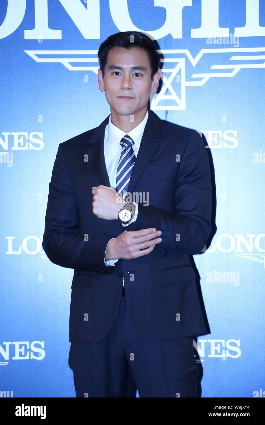 Taiwanese actor Eddie Peng poses during the opening ceremony for ...
