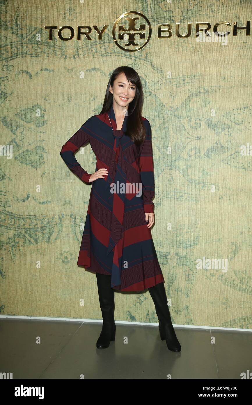 Singaporean singer and actress Fann Wong poses during a promotional ...