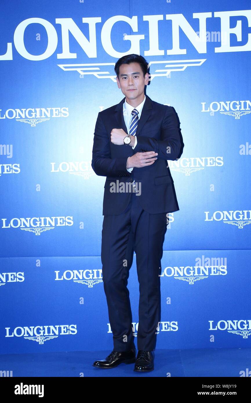 Taiwanese actor Eddie Peng poses during the opening ceremony for ...