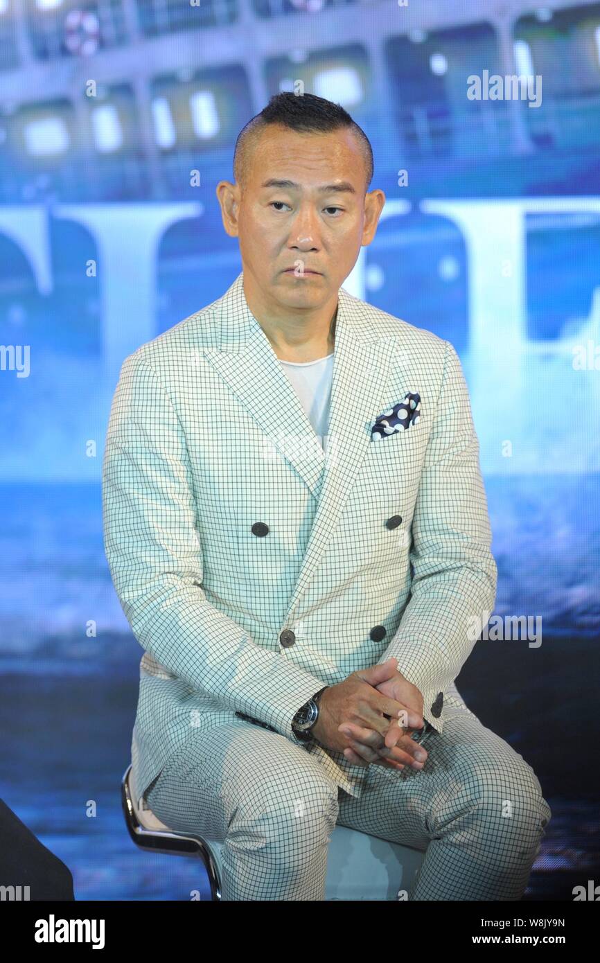 Hong Kong actor Bowie Lam Bo-yee poses at a press conference for his ...
