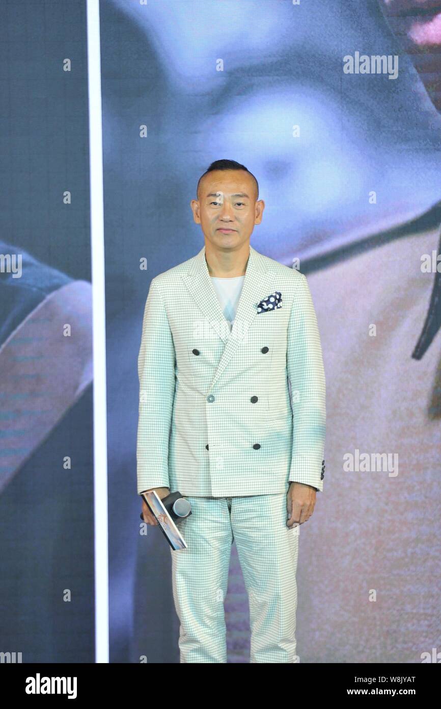 Hong Kong actor Bowie Lam Bo-yee poses at a press conference for his ...