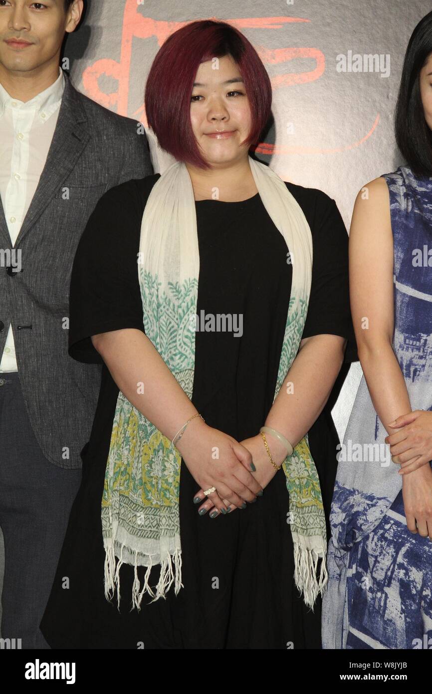 (From left) Taiwanese model and actor Andrew Chen, director Lingo Hsieh and Japanese actress ...