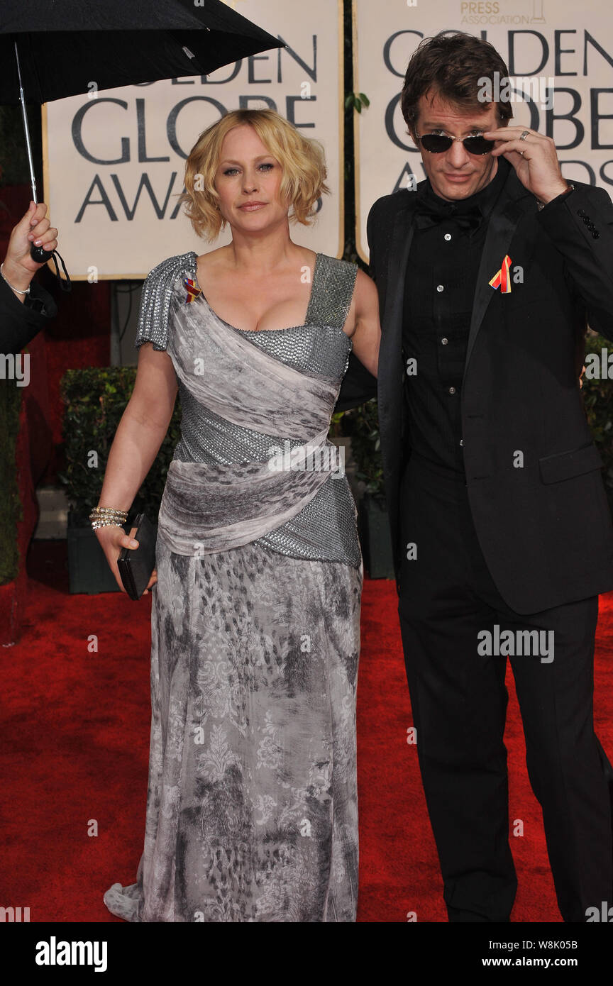 LOS ANGELES, CA. January 17, 2010: Patricia Arquette & Thomas Jane at ...