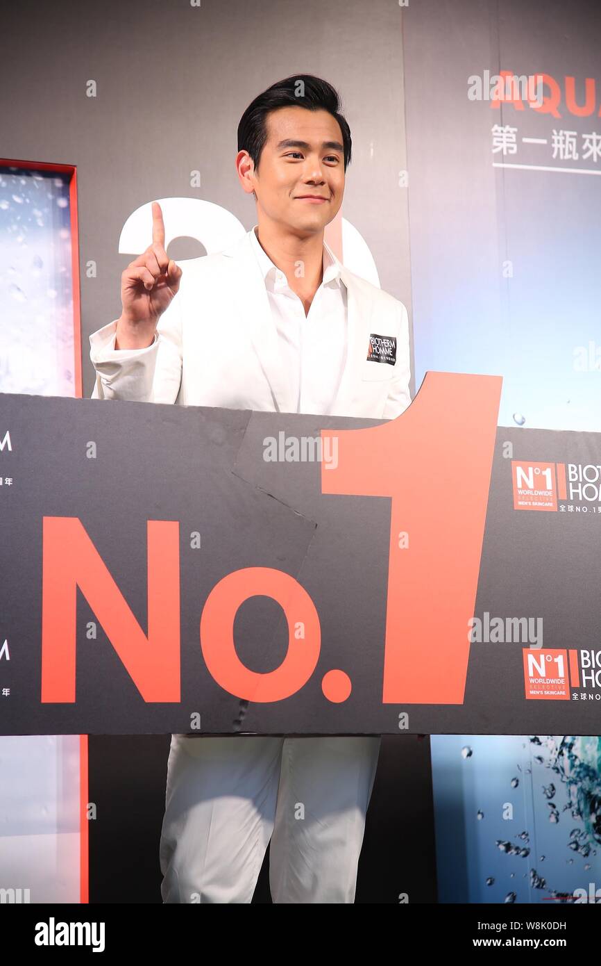 Taiwanese actor Eddie Peng poses during a promotional event for ...