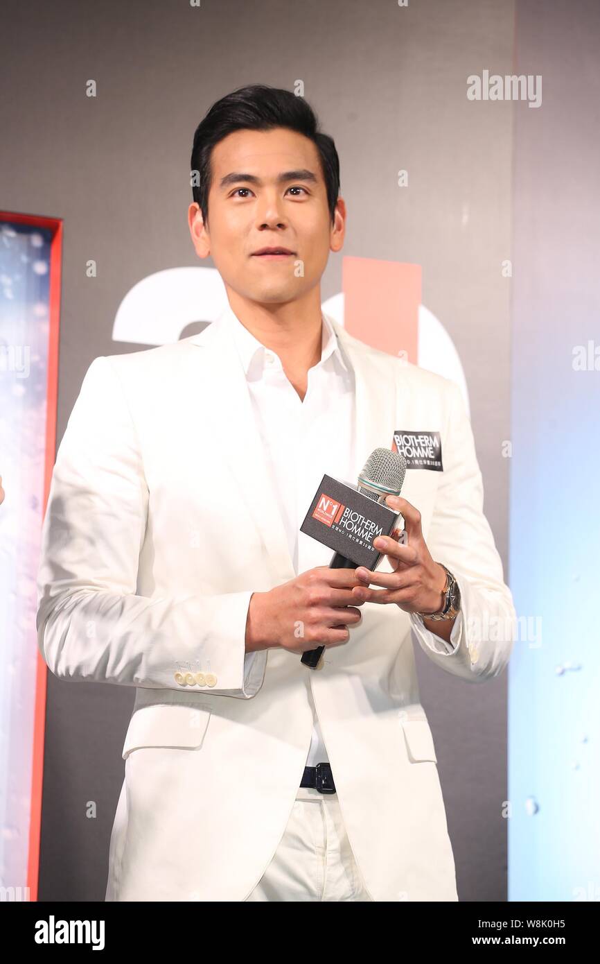 Taiwanese actor Eddie Peng poses during a promotional event for ...
