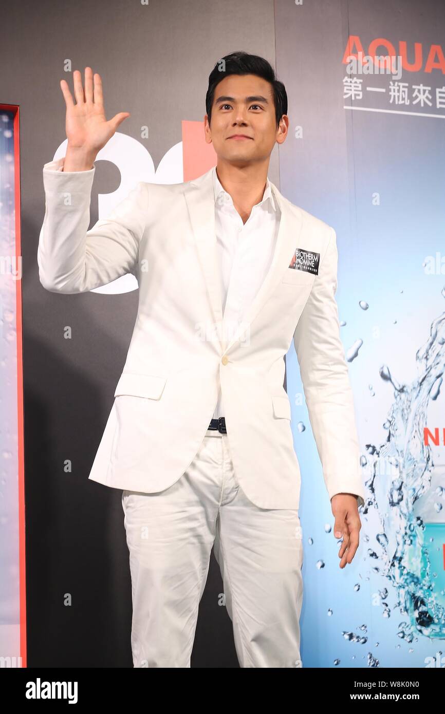 Taiwanese actor Eddie Peng poses during a promotional event for ...