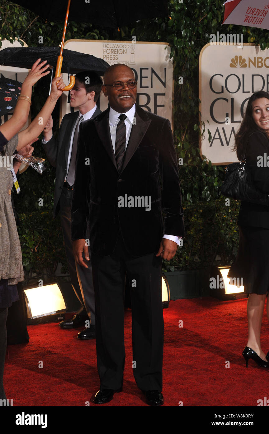 LOS ANGELES, CA. January 17, 2010: Samuel L. Jackson at the 67th Golden ...