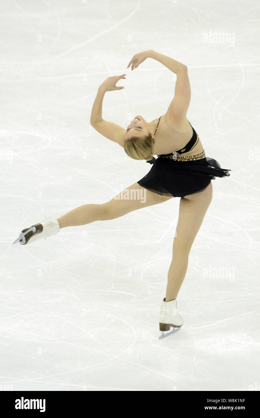 Ashley Wagner Of The United States Performs During The Ladies Short