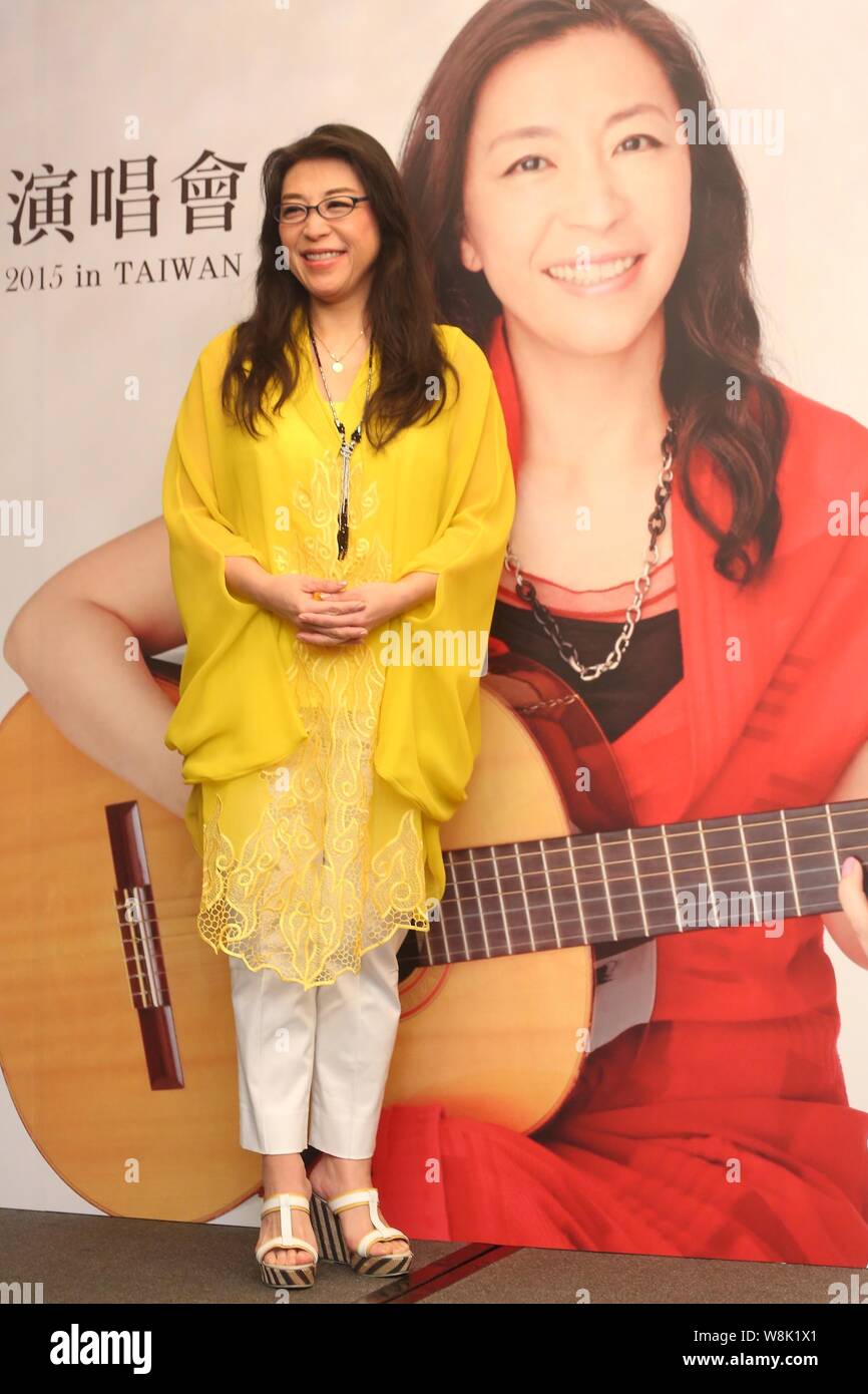 Japanese-Brazilian bossa nova singer Lisa Ono smiles during a press ...