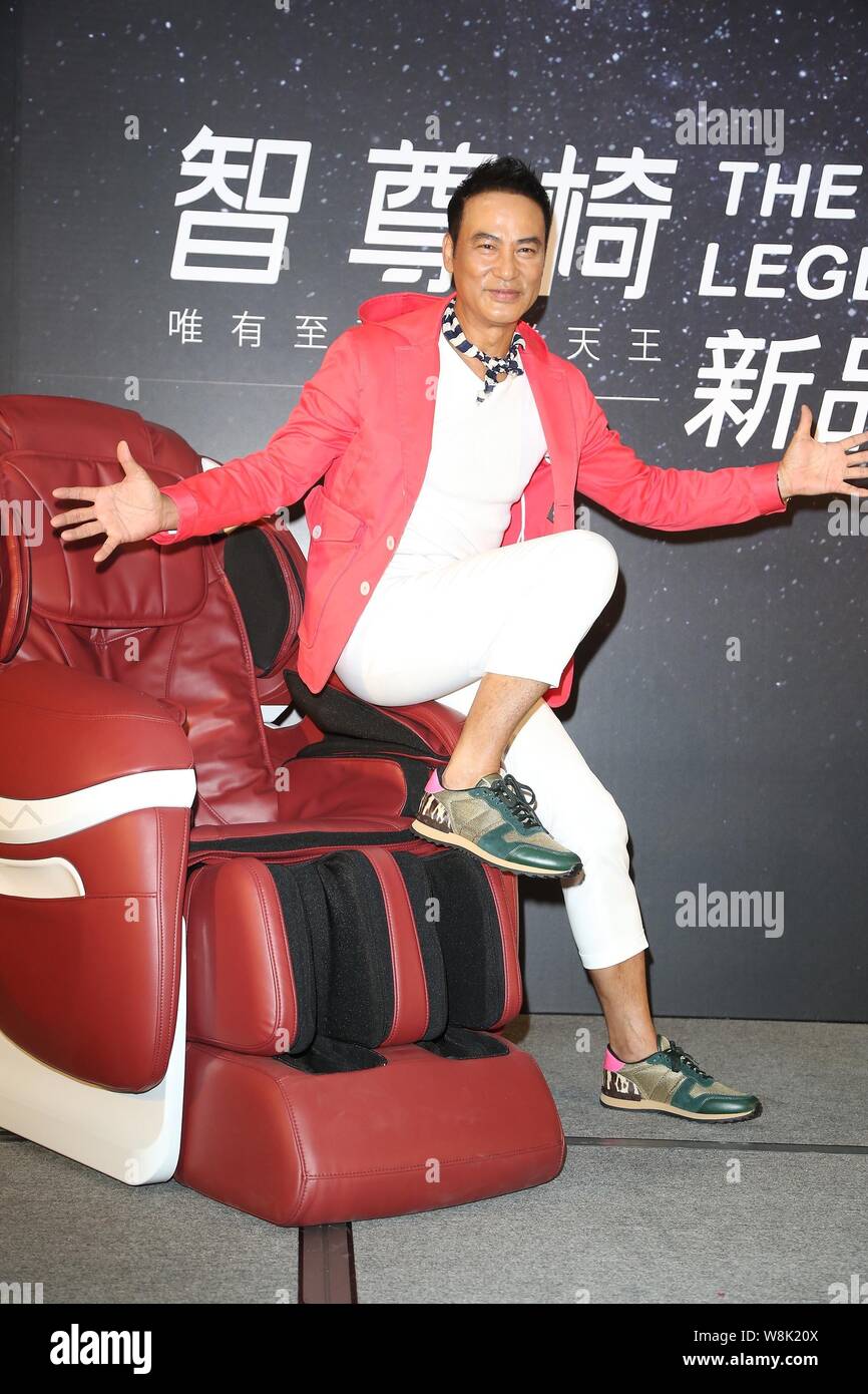 Hong Kong actor Simon Yam poses during a promotional event for Huei Yeh ...