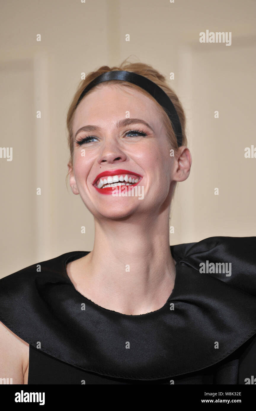 LOS ANGELES, CA. January 18, 2010: January Jones at the 67th Golden ...