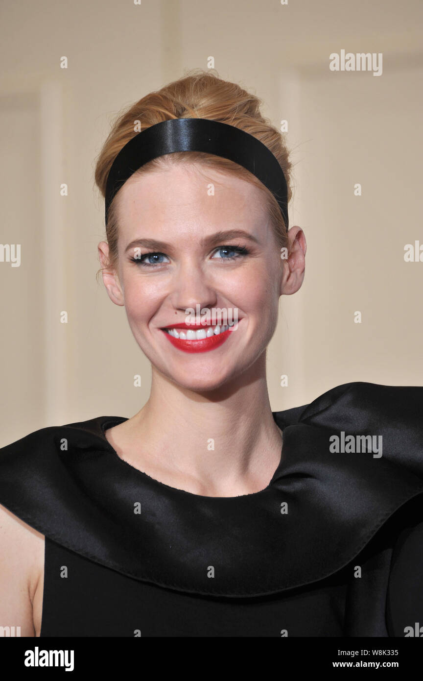 LOS ANGELES, CA. January 18, 2010: January Jones at the 67th Golden ...