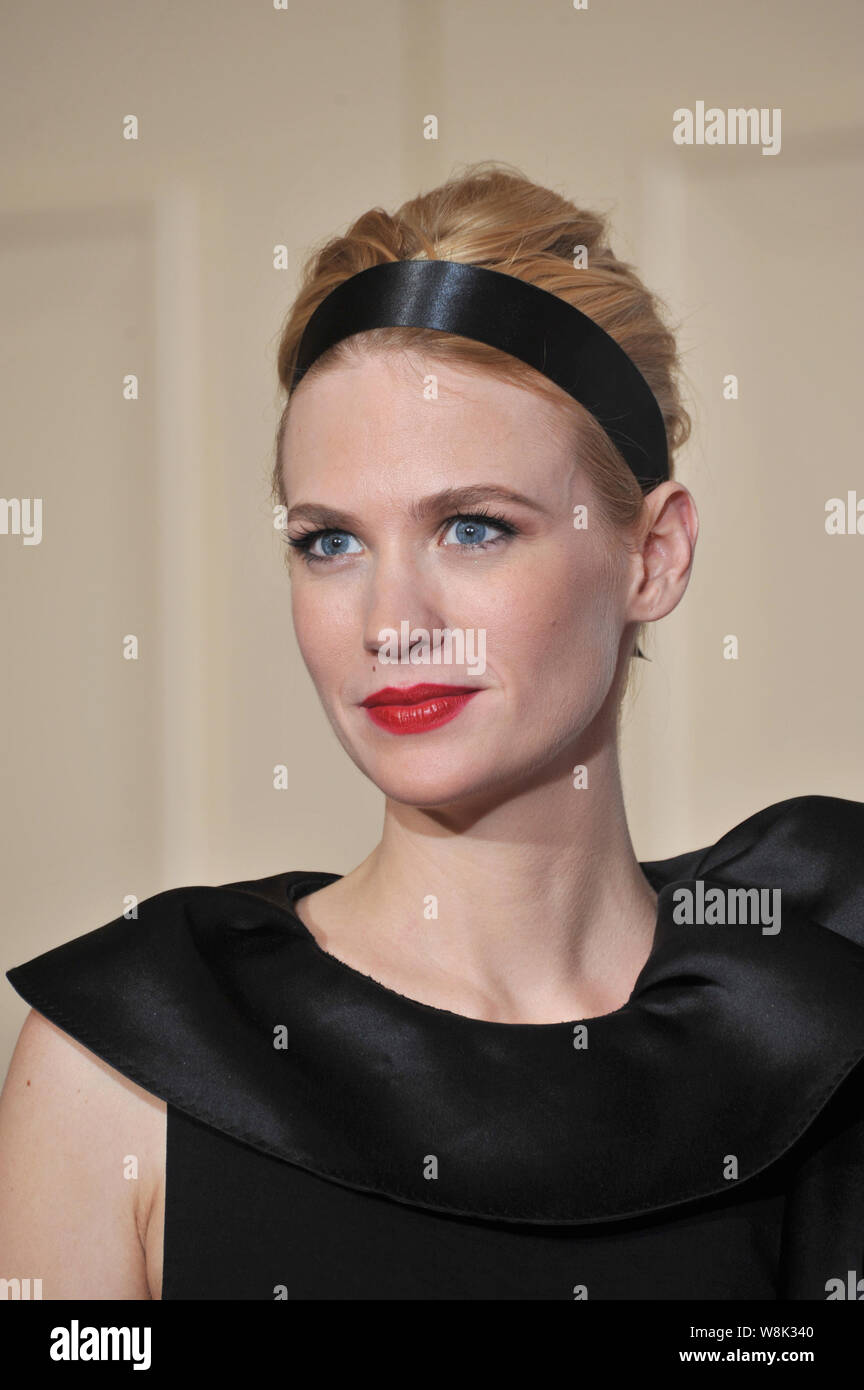 LOS ANGELES, CA. January 18, 2010: January Jones at the 67th Golden ...