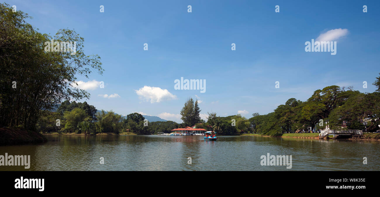 Boating activity at Taiping Lake, Taiping, Malaysia - A charming view ...