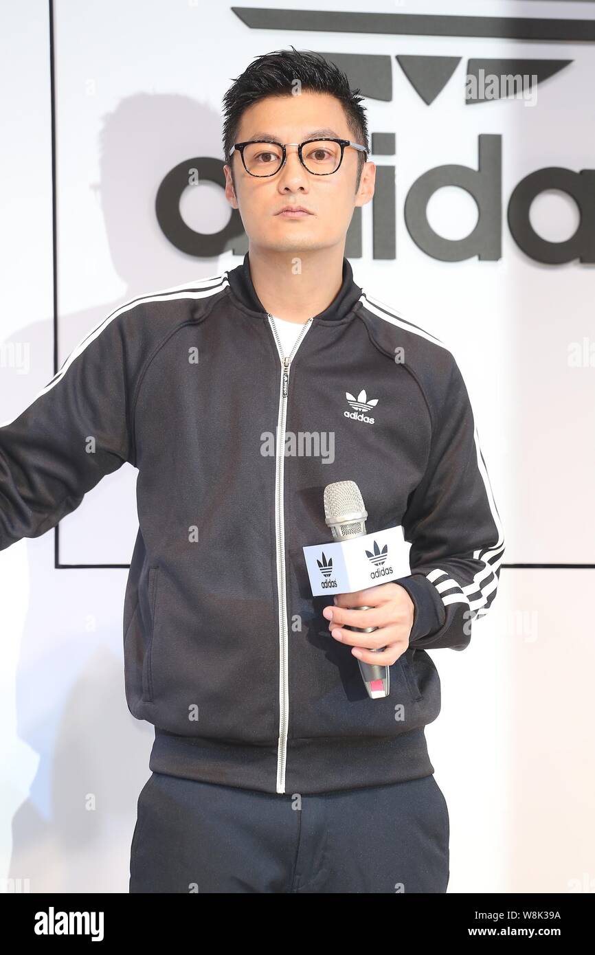 Hong Kong singer and actor Shawn Yue poses during a press conference ...