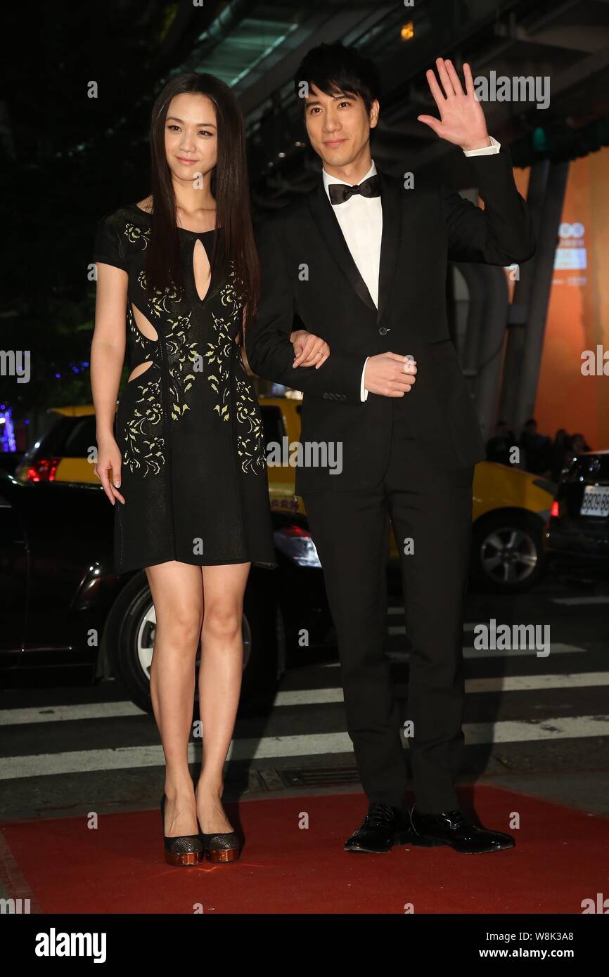 Chinese actress Tang Wei, left, and Taiwan-based American singer and ...