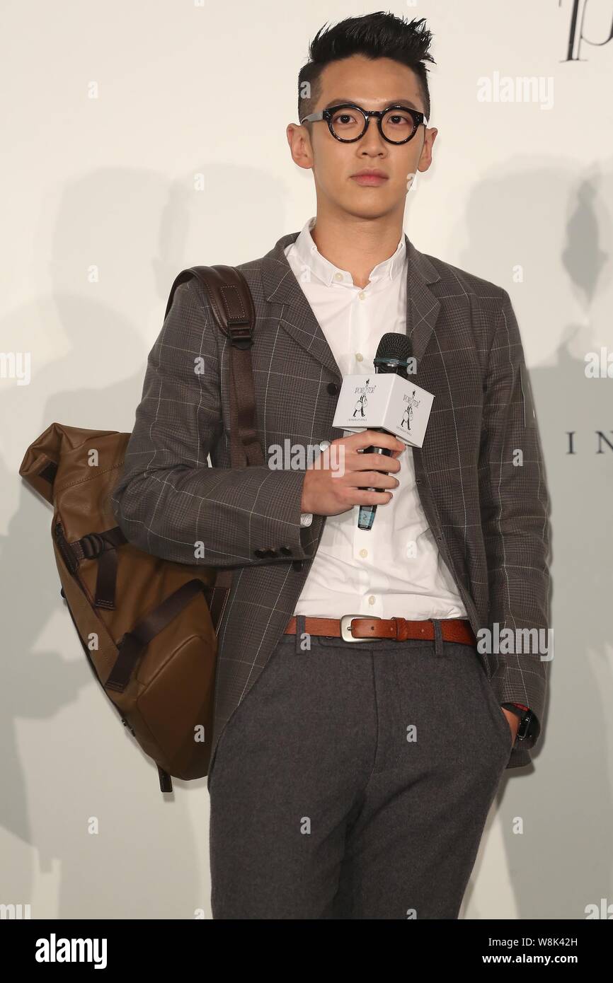 Taiwanese actor Kai Ko poses during a press conference for Porter ...