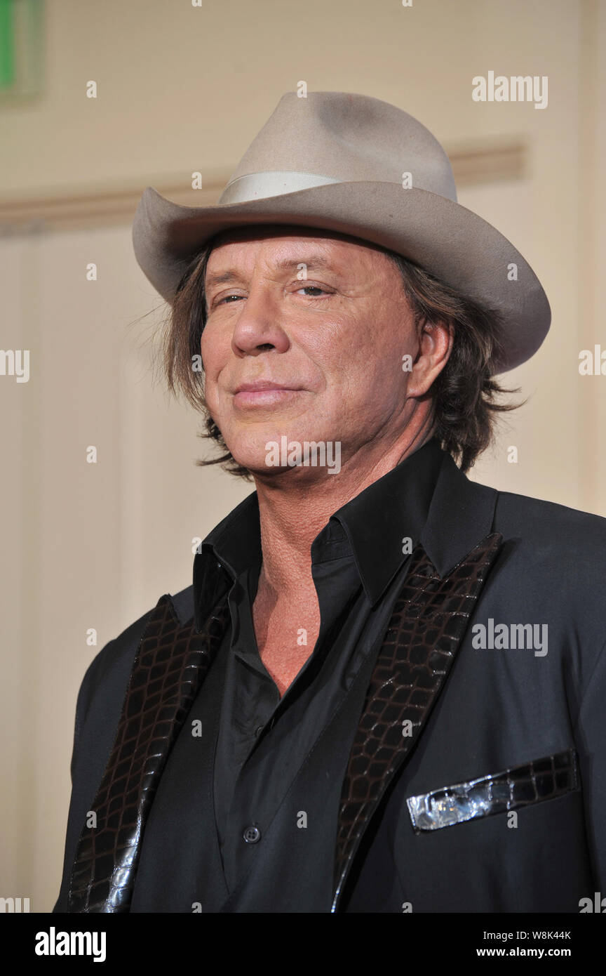 LOS ANGELES, CA. January 18, 2010: Mickey Rourke at the 67th Golden ...