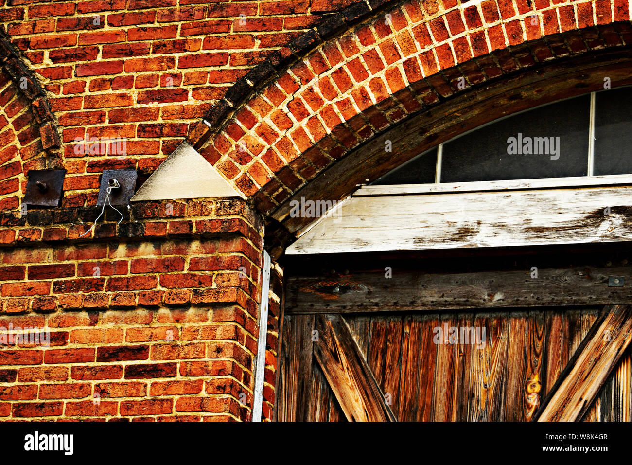Historic red brick building along the C&O Canal in Williamsport ...