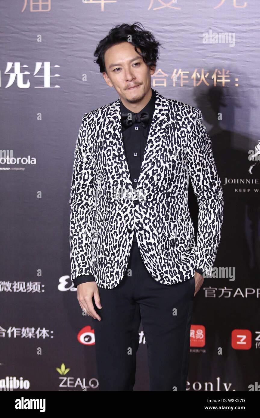 Taiwanese actor Chang Chen arrives on the red carpet for the Esquire ...