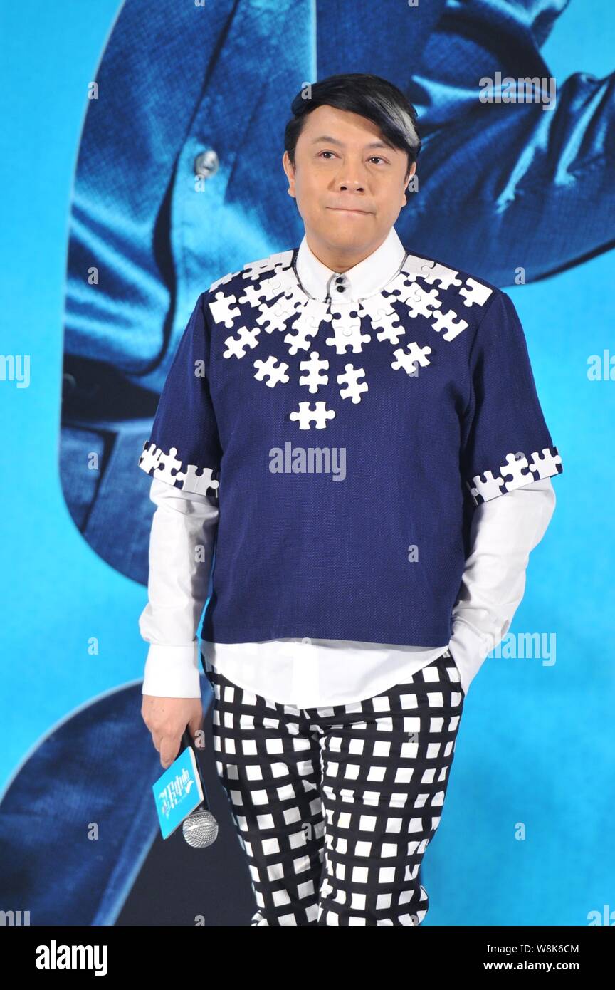 Taiwanese host Kevin Tsai poses during a press conference for the ...