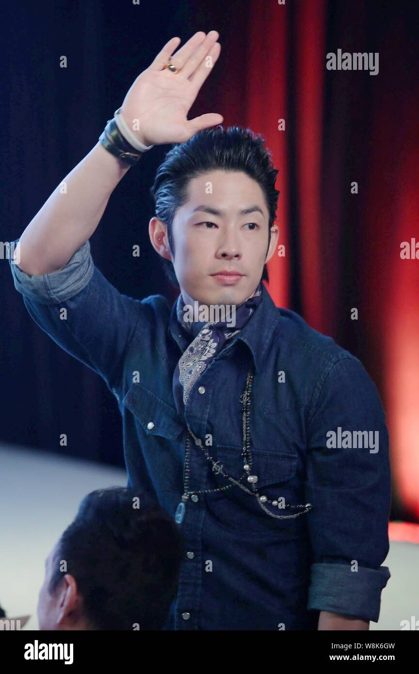 Taiwanese singer and actor Vanness Wu attends a press conference for the premiere of his new ...