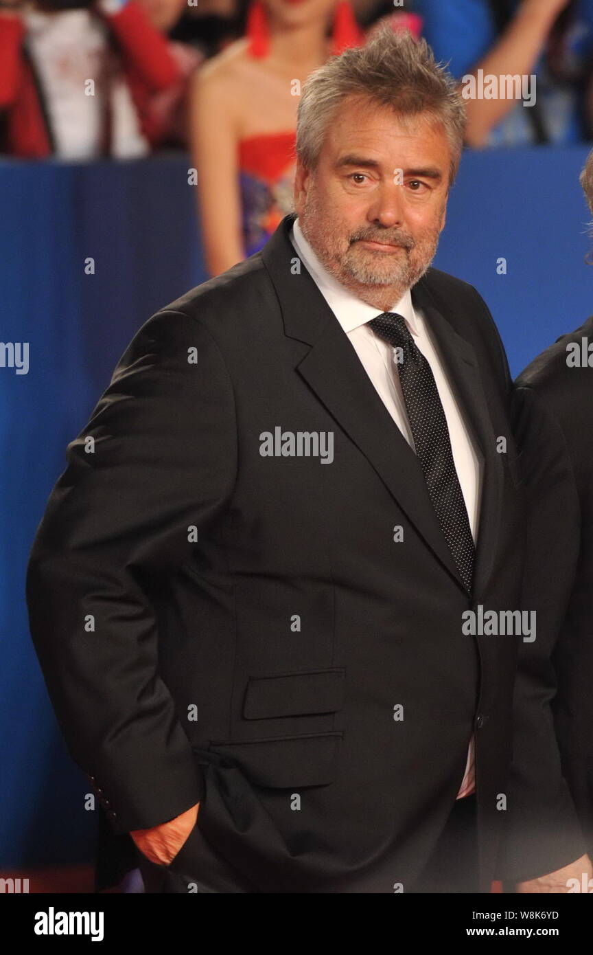 French director Luc Besson arrives on the red carpet for the closing ...