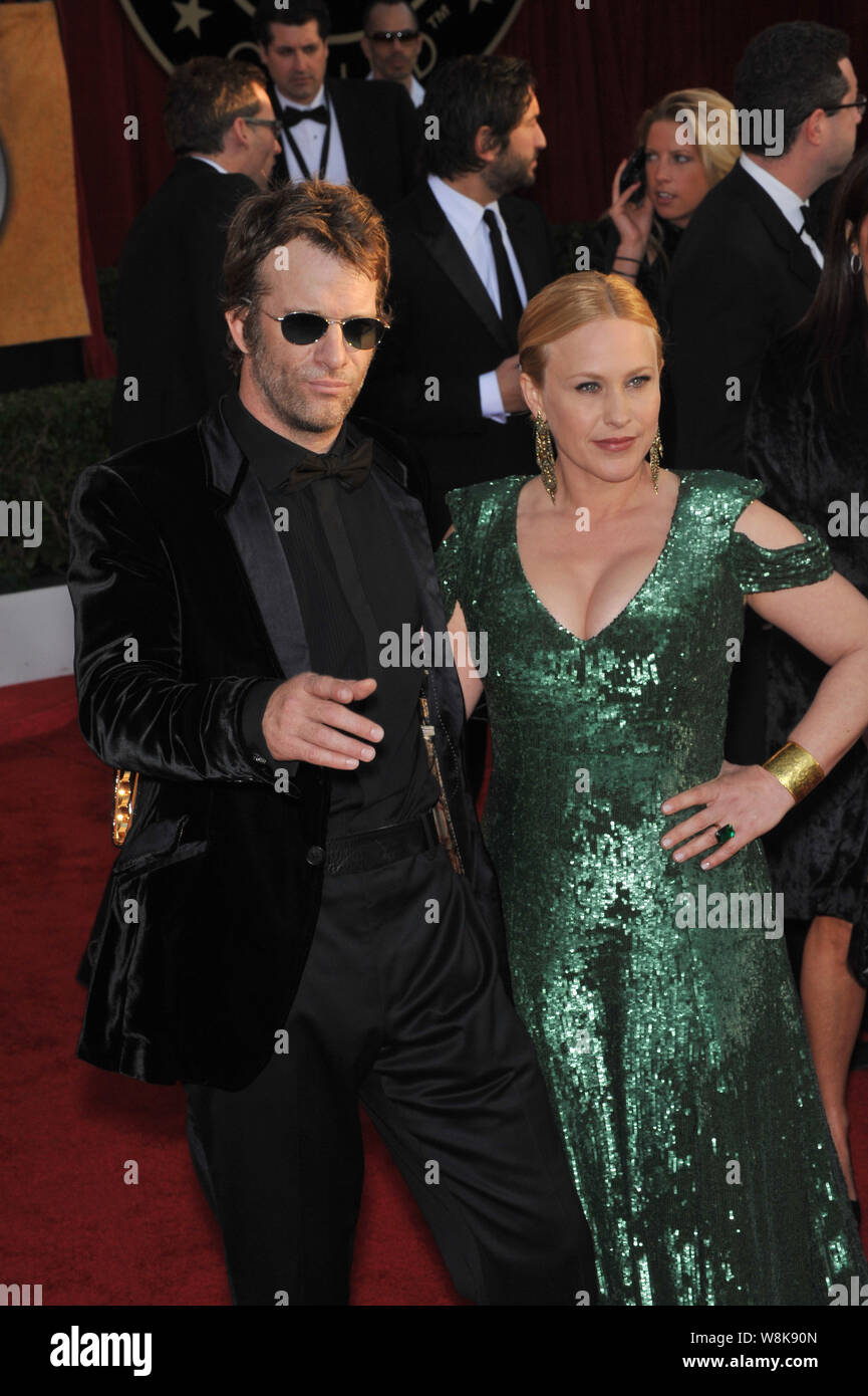LOS ANGELES, CA. January 23, 2010: Patricia Arquette & Thomas Jane at ...