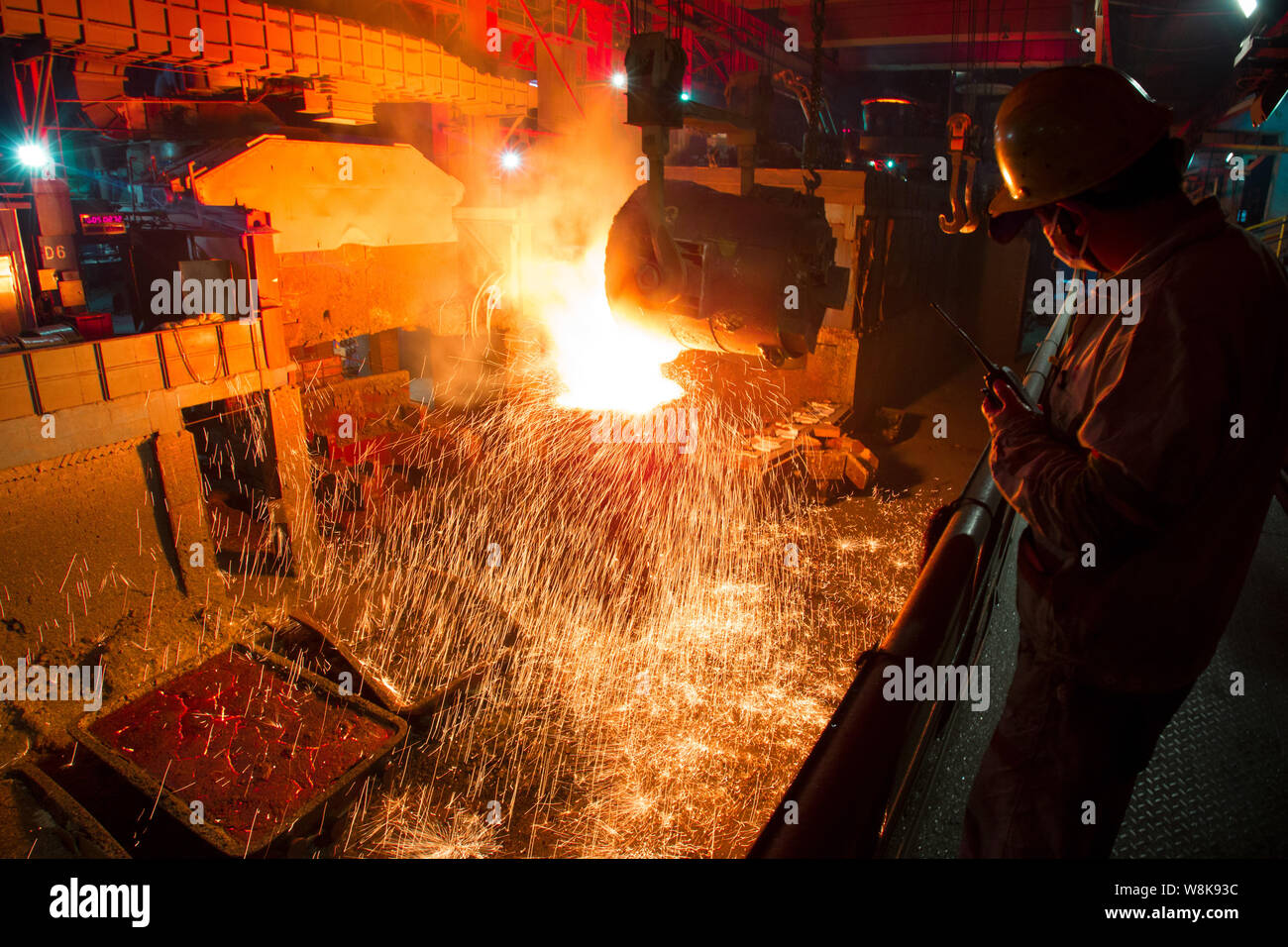 Chinese steel mill hi-res stock photography and images - Alamy