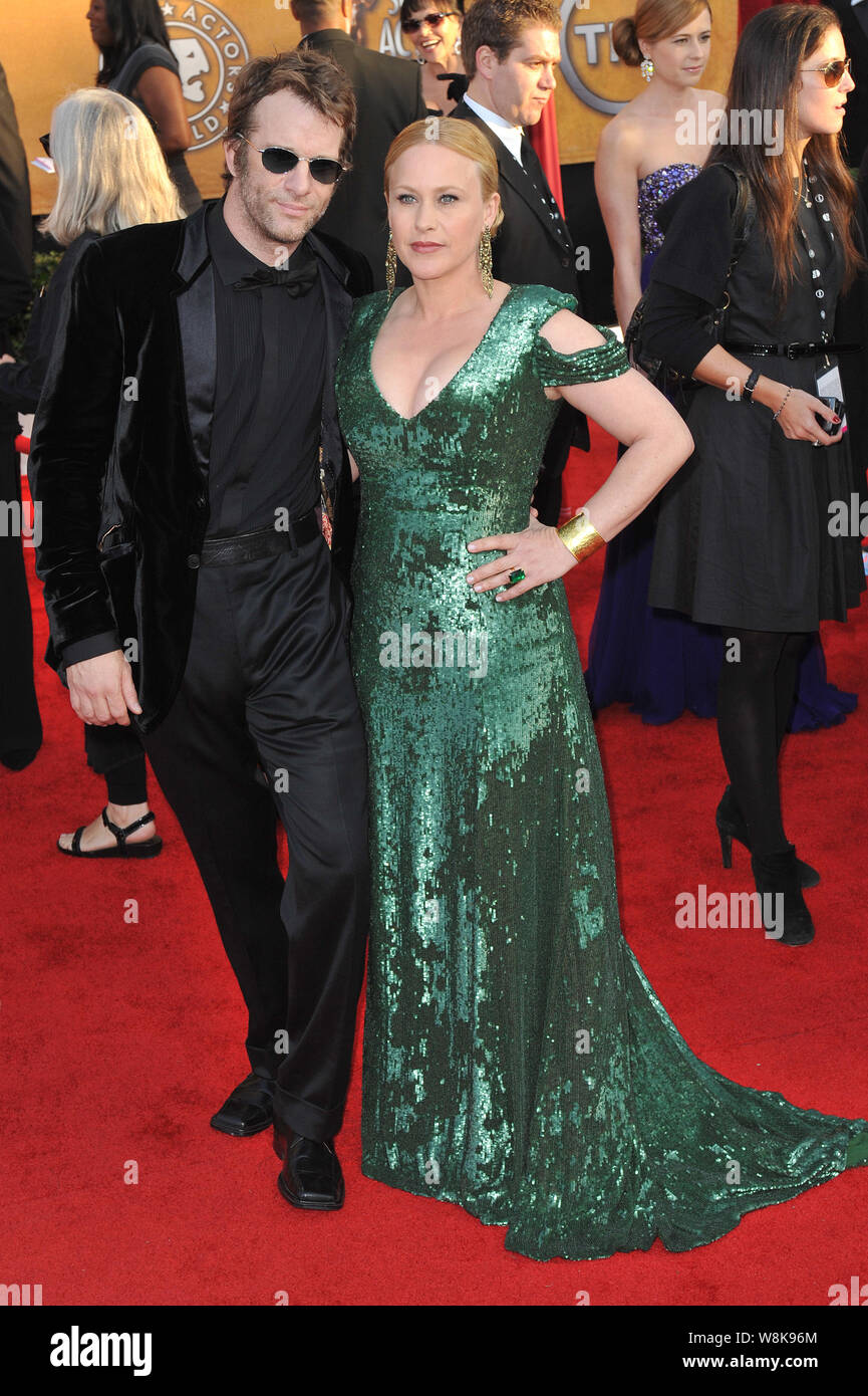 LOS ANGELES, CA. January 23, 2010: Patricia Arquette & Thomas Jane at ...