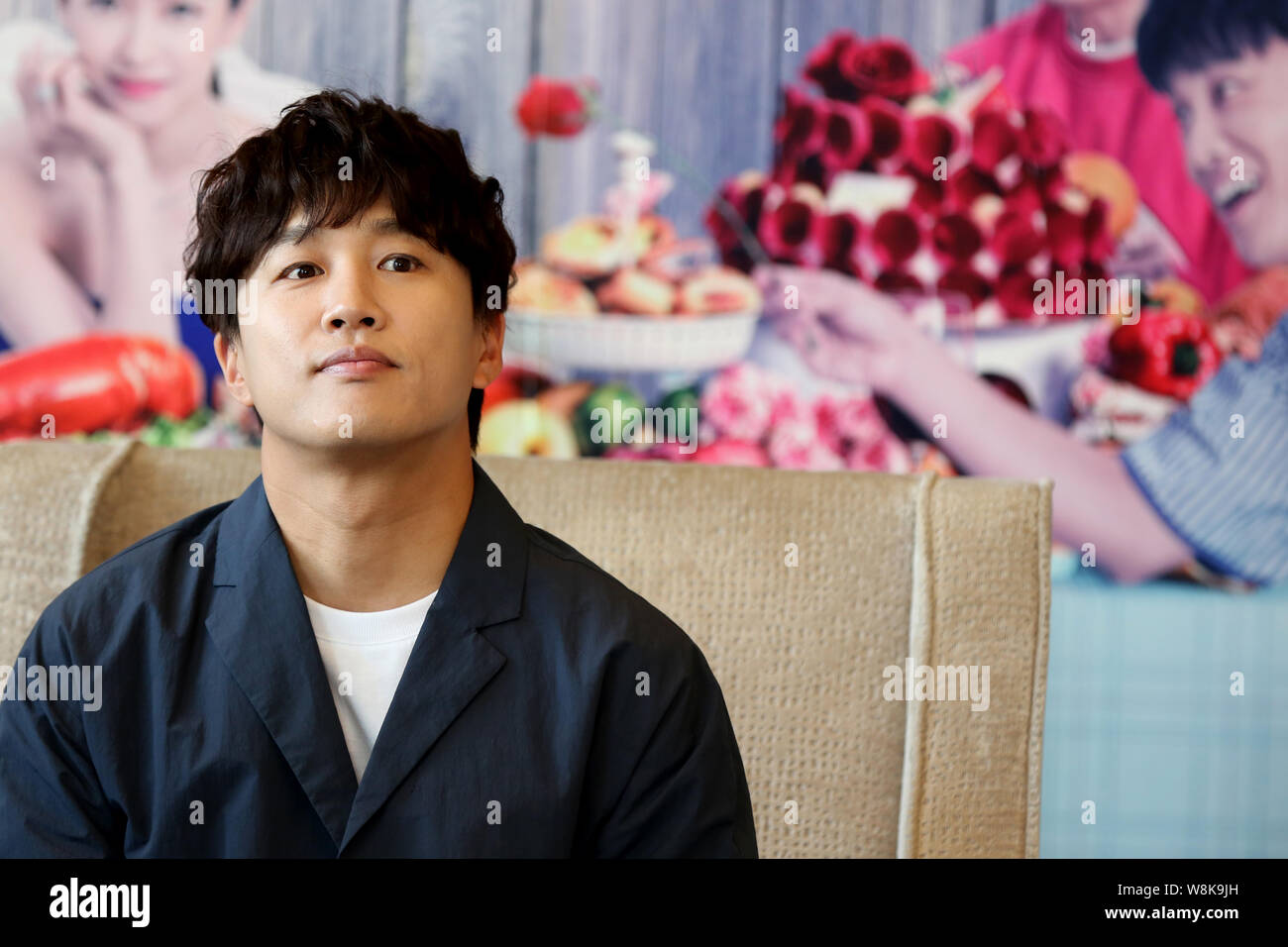 South Korean actor Cha Tae-hyun attends a promotional event for his new ...