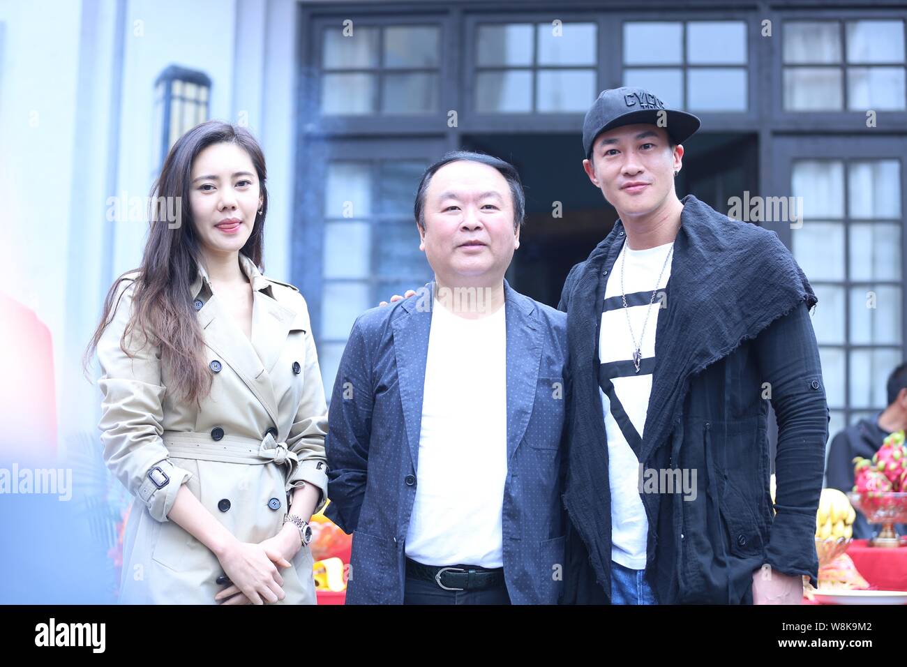 (From left) South Korean actress Choo Ja-hyun, Chinese film director ...