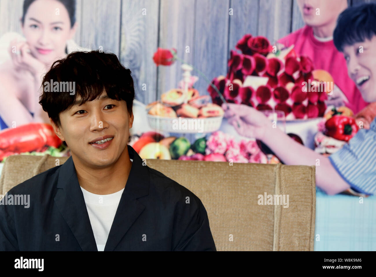 South Korean actor Cha Tae-hyun attends a promotional event for his new ...