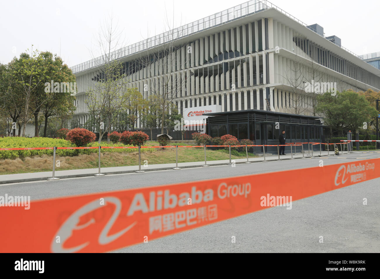 --FILE--A logo of Alibaba is pictured at the headquarters of Chinese e ...