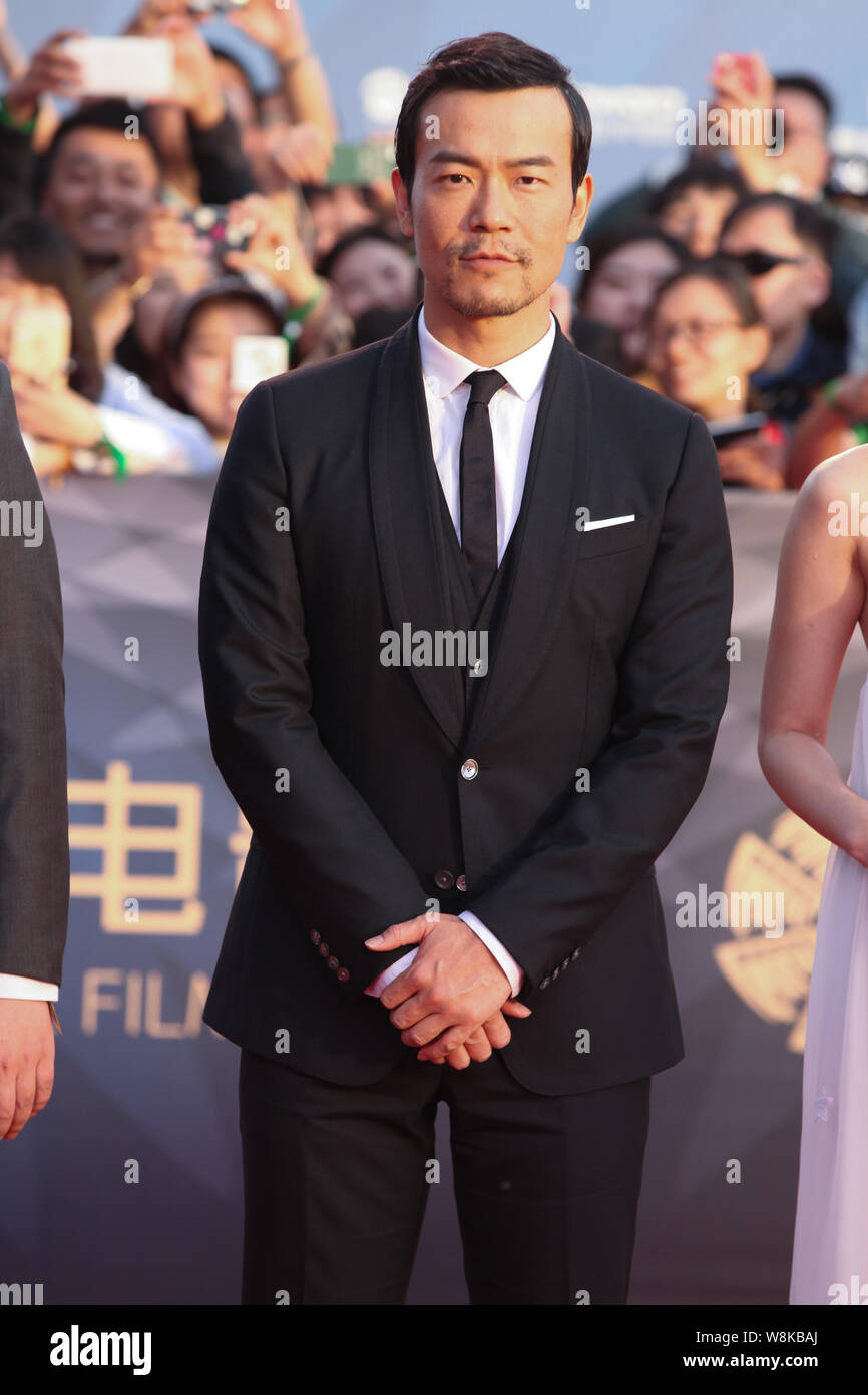 Chinese actor Liao Fan arrives for the red carpet for the closing ...