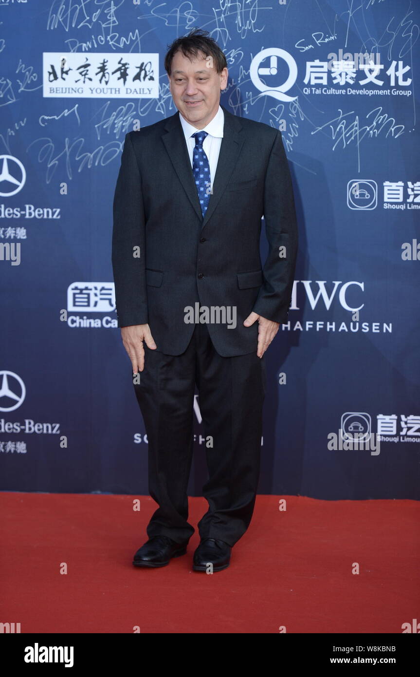 American film director Sam Raimi arrives for the red carpet for the ...