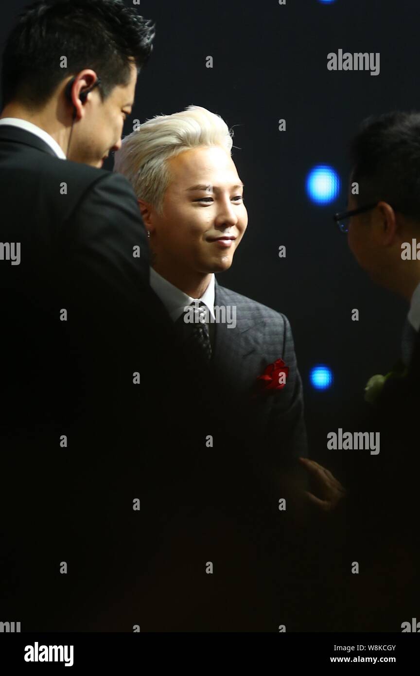 Kwon Ji-yong, better known by his stage name G-Dragon, of South Korean ...