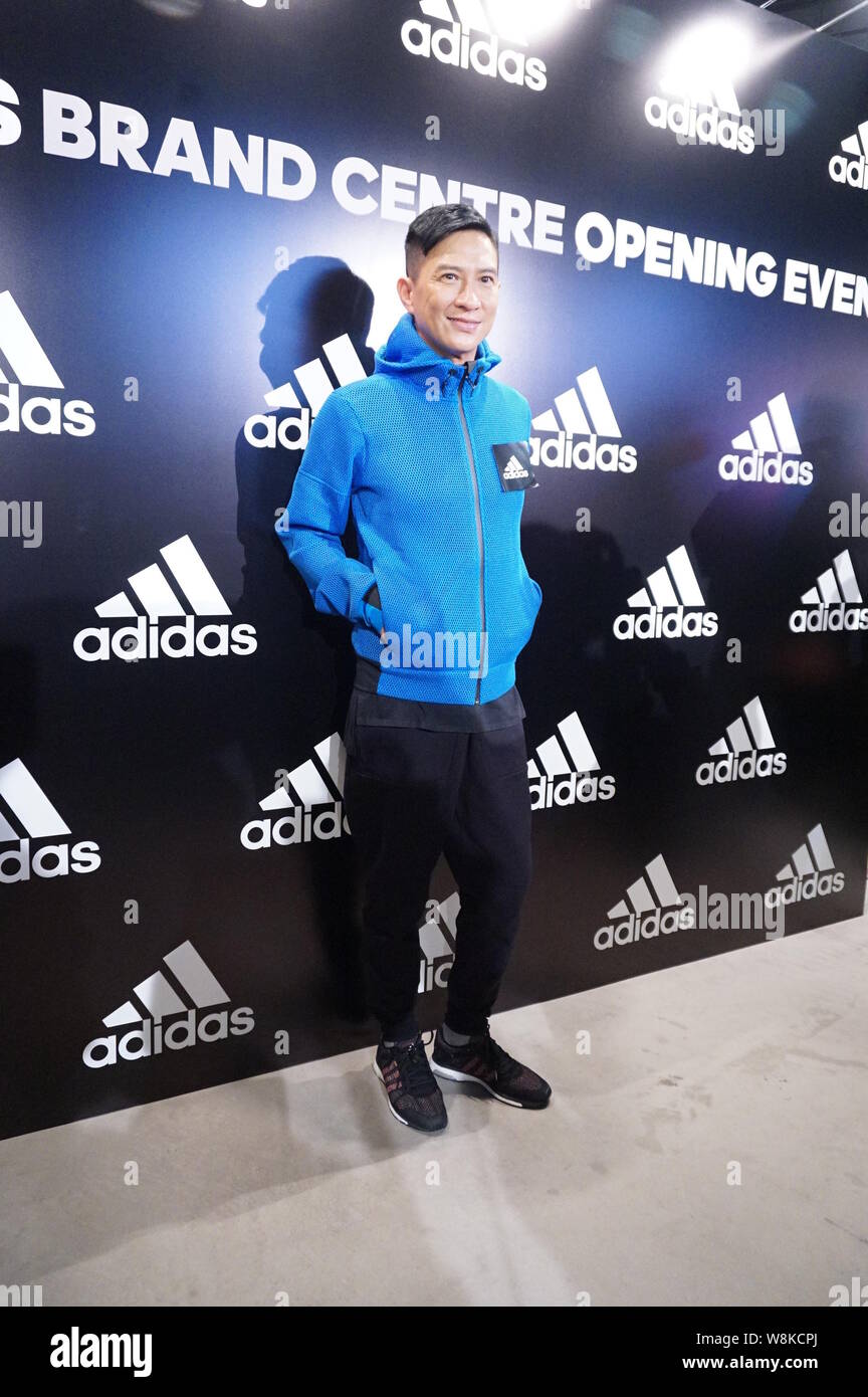 Hong Kong actor Nick Cheung arrives for an opening event of the Adidas ...
