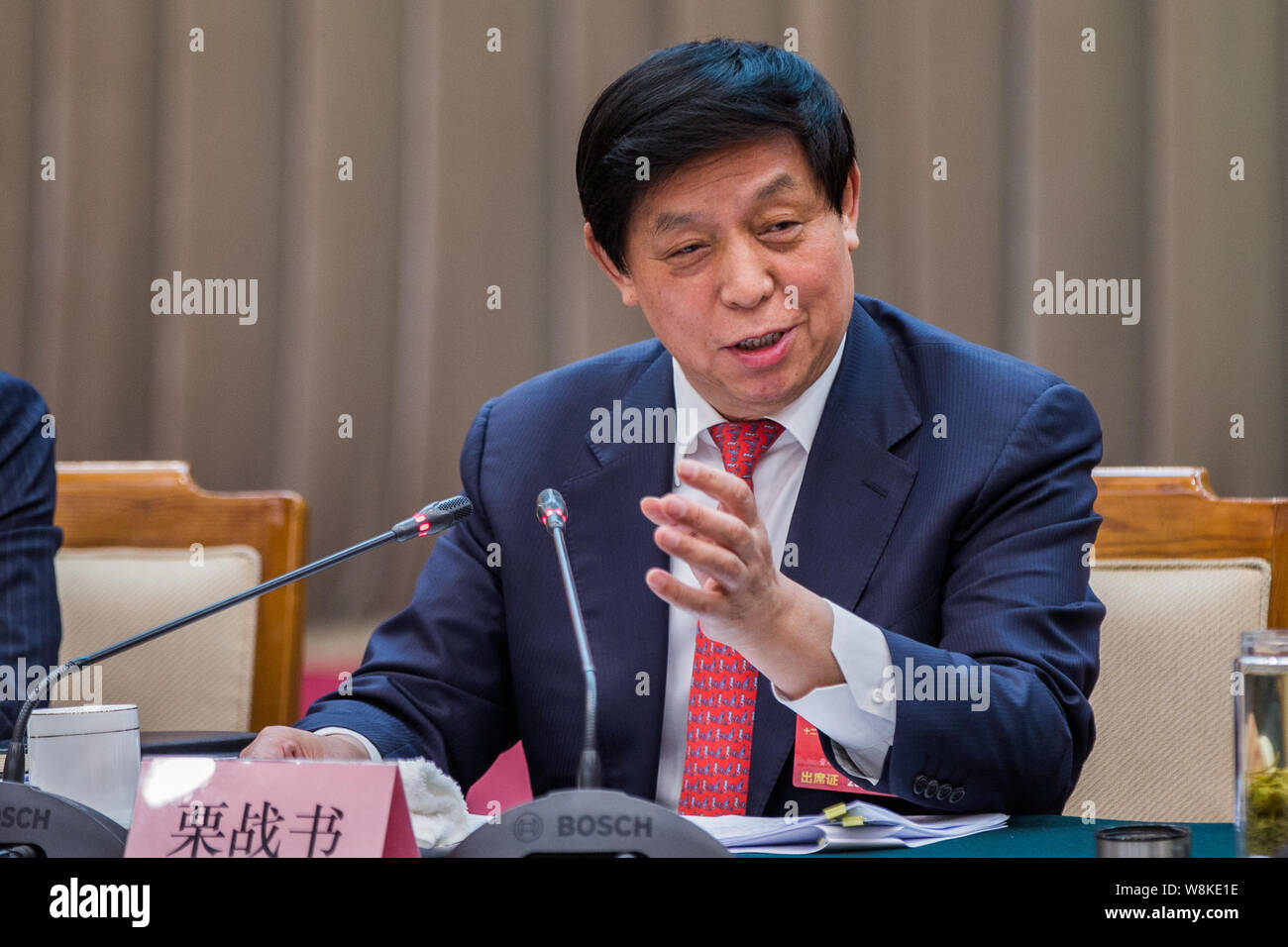 Li Zhanshu, Director of the General Office of the Communist Party of ...