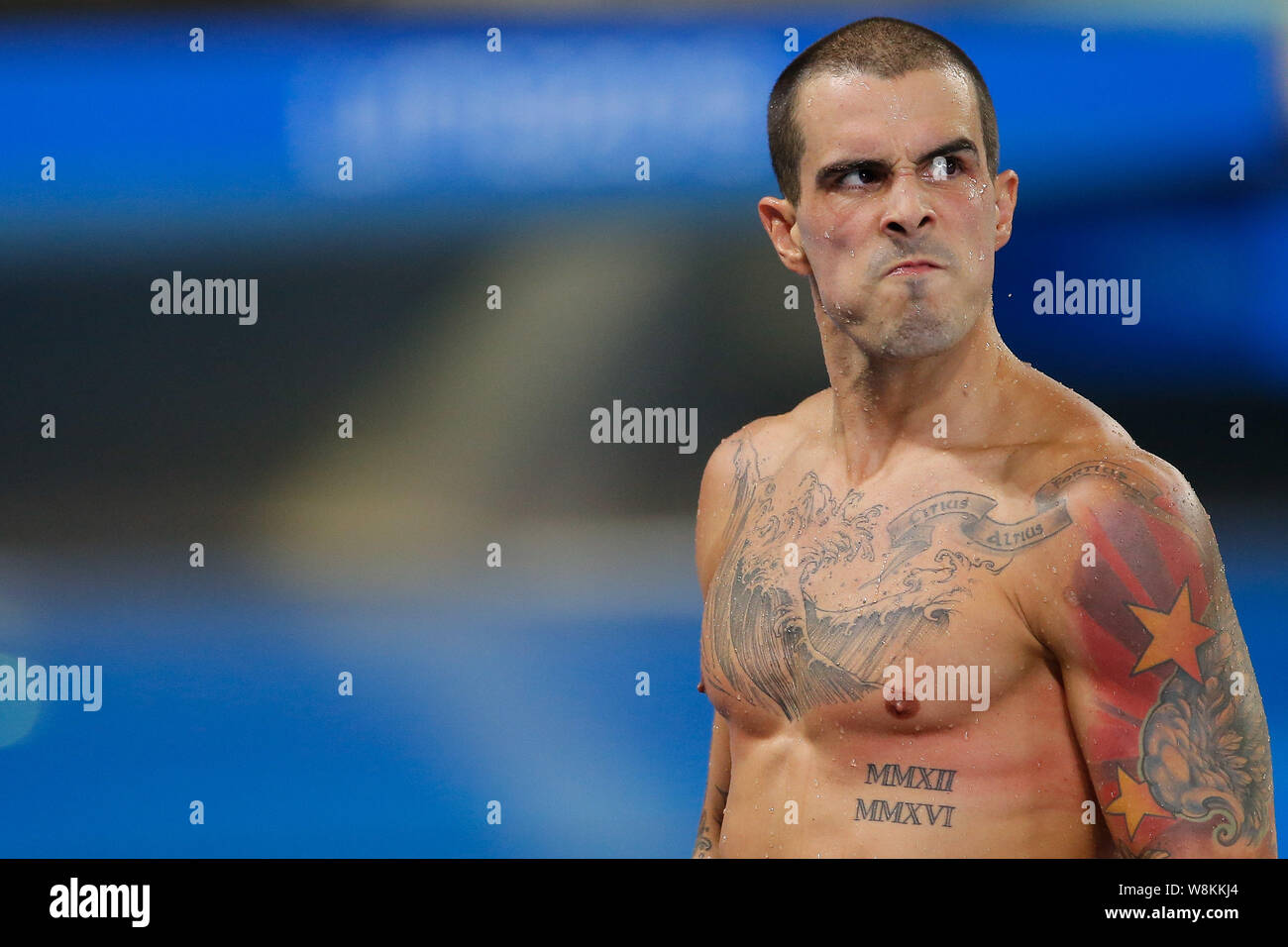 Lima, Peru. 09th Aug, 2019. Brazilian Bruno GIUSEPPE FRATUS wins the ...