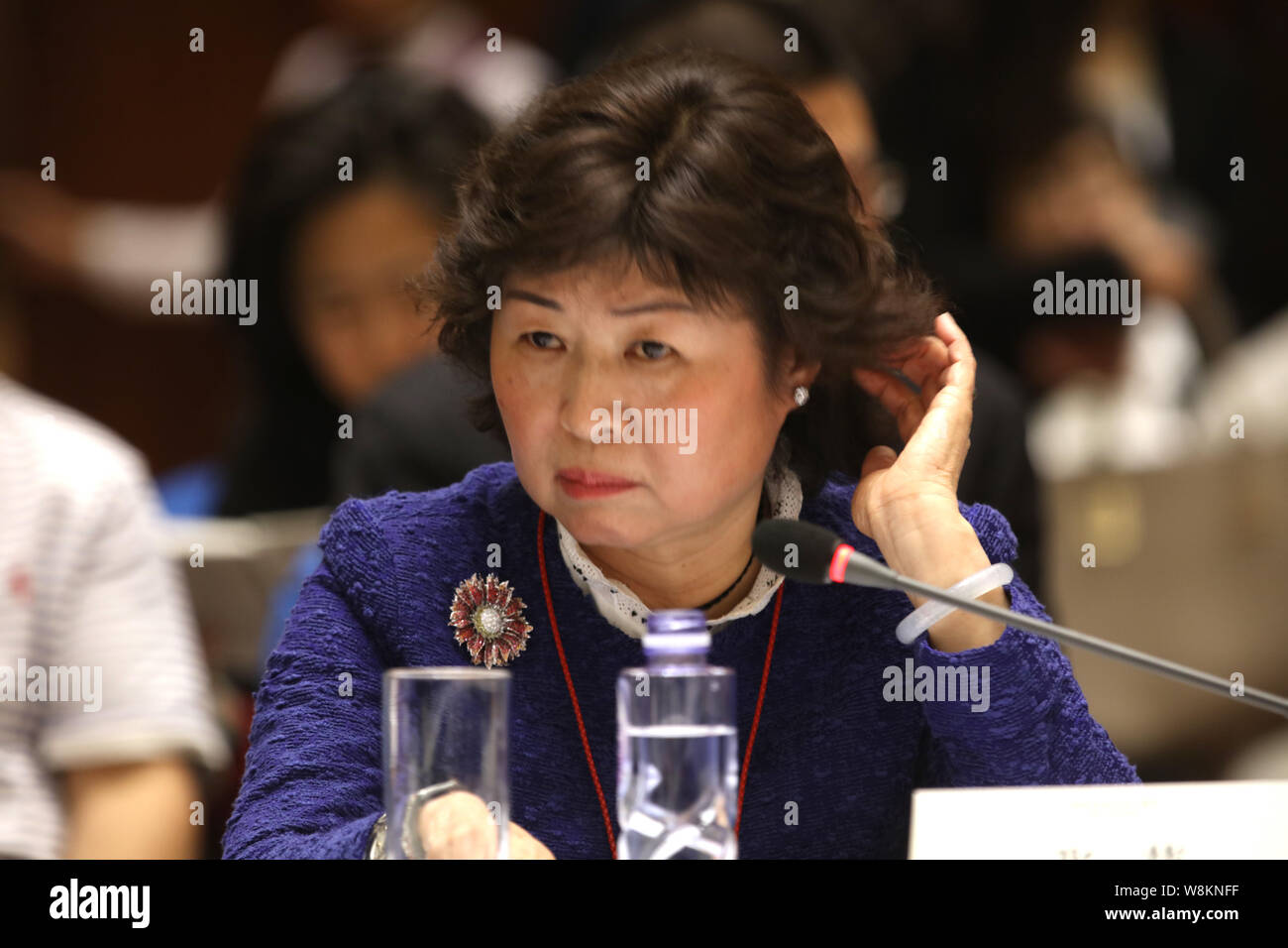 Zhang Yin (Cheung Yan), founder and CEO of Nine Dragons Paper (Holdings ...